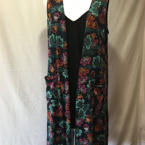 LuLaRoe | Jackets & Coats | Lularoe Long Vest Wpockets | Poshmark
